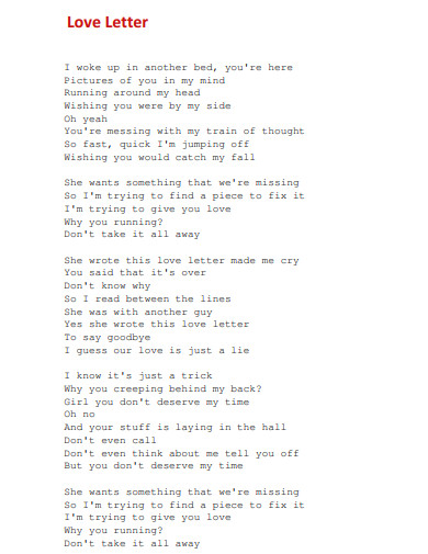 30+ Love Letter Examples in Google Docs, Word, PDF, PSD, Illustrator ...