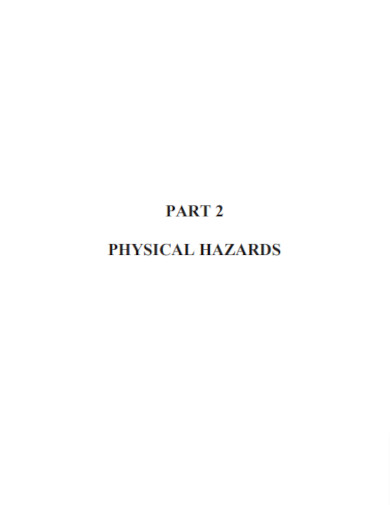 29+ Physical Hazard - Examples, PDF, DOCS | Examples