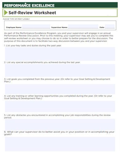 29+ Self Review - Word, Google Docs, Examples, PDF | Examples