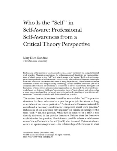 32+ Self Awareness Examples - PDF, DOCS | Examples
