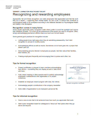 34+ Employee Recognition – Examples, PDF | Examples