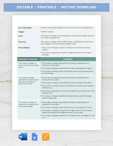 Use Case - 30+ Examples, Google Docs, Apple Pages, Word, PDF