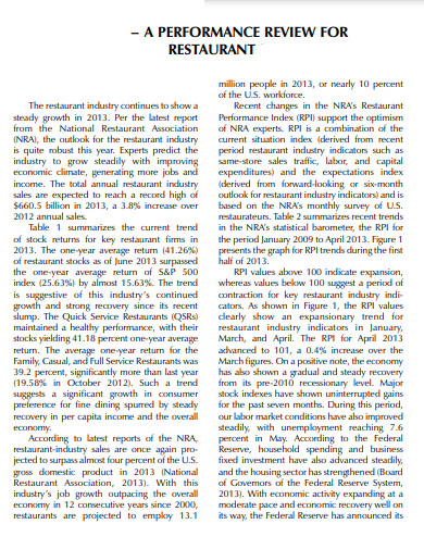 25+ Manager Performance Review Examples in Google Docs, Apple Pages ...