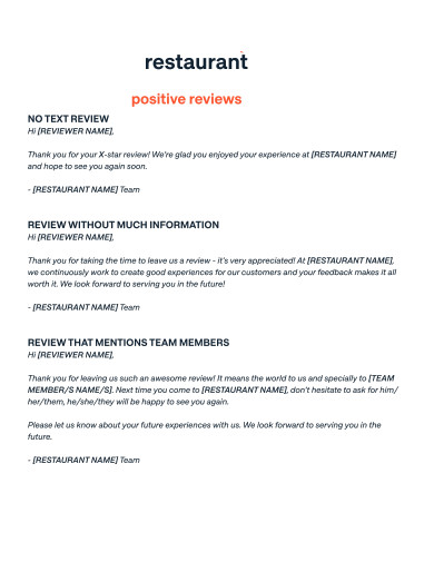 29+ Positive Review Examples in PDF, Google Docs, Word | Examples