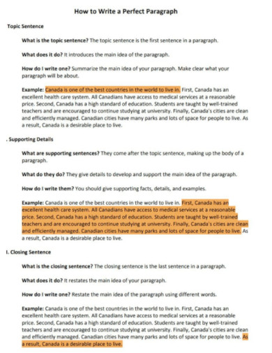 Concluding Sentence - 40+ Examples, How to, Types, Pdf