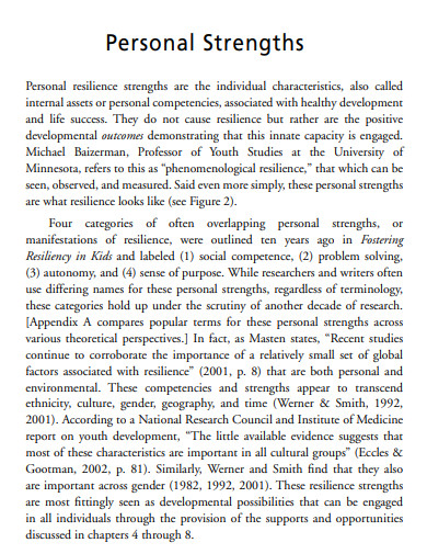 29+ Personal Strengths Examples in Google Docs, Word, Apple Pages, PDF ...
