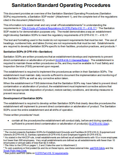 30+ Standard Operating Procedure Examples in MS Word | Pages | Charts ...