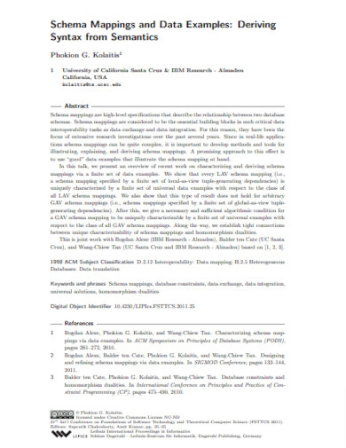 31+ Schema Examples - PDF | Examples