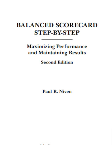 Balanced Scorecard - 35+ Examples, PDF
