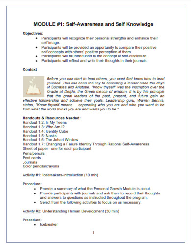 32+ Self Awareness Examples - PDF, DOCS | Examples