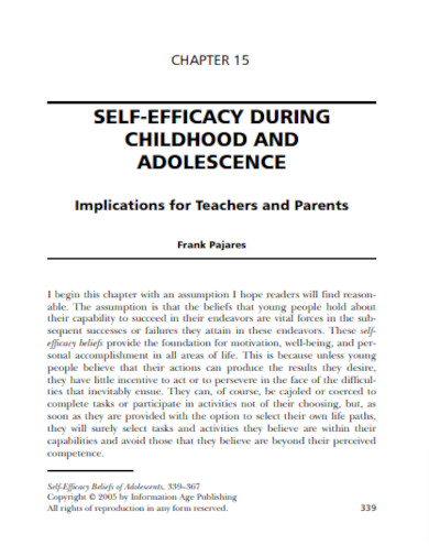 35+ Self-Efficacy Examples - PDF, DOCS | Examples