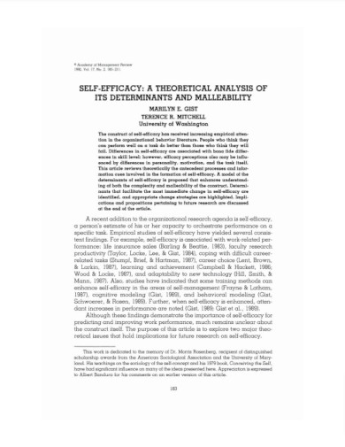 35+ Self-Efficacy Examples - PDF, DOCS | Examples