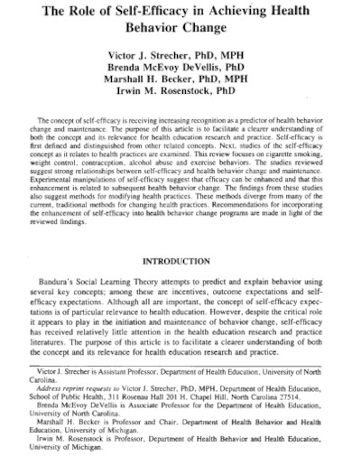 35+ Self-Efficacy Examples - PDF, DOCS | Examples