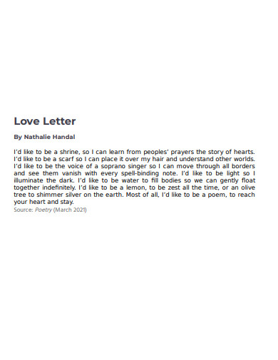 30+ Love Letter Examples in Google Docs, Word, PDF, PSD, Illustrator ...