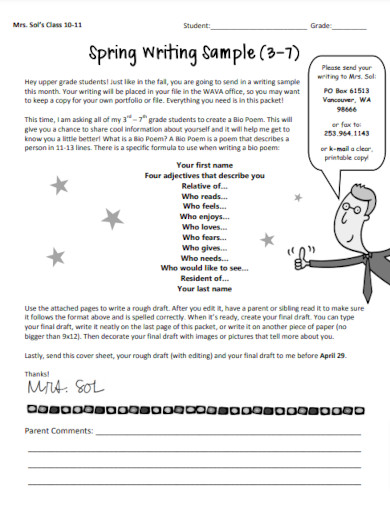 21 Bio Poem Examples PDF Examples