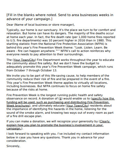 29+ Fundraising Campaign Letter Examples in Google Docs, Word, Outlook ...