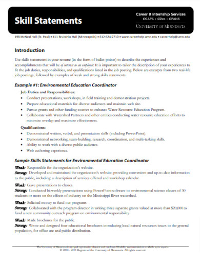 33+ Job Skills Examples - PDF, DOCS | Examples