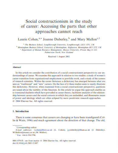 37+ Example of a Social Construct - PDF, Docs | Examples