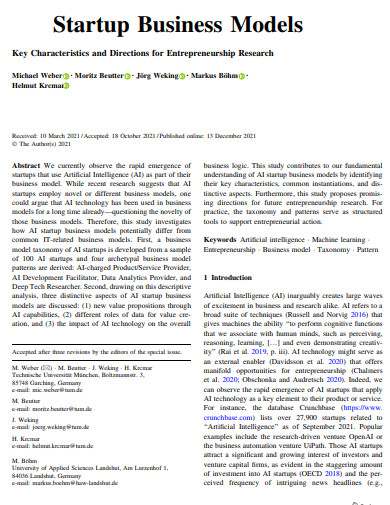 30+ Business Model Examples in PDF | Examples