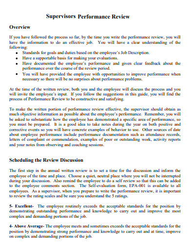 25+ Manager Performance Review Examples in Google Docs, Apple Pages ...