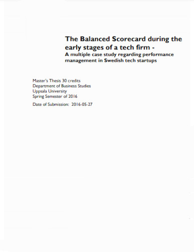 Balanced Scorecard - 35+ Examples, PDF