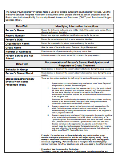29+ Dap Note Examples in Google Docs, Word, PDF, Apple Pages | Examples