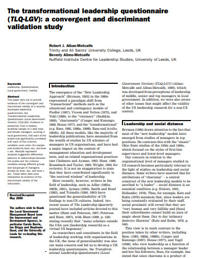 29+ Transformational Leadership Examples in PDF | Examples