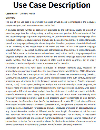 Use Case - 30+ Examples, Google Docs, Apple Pages, Word, PDF