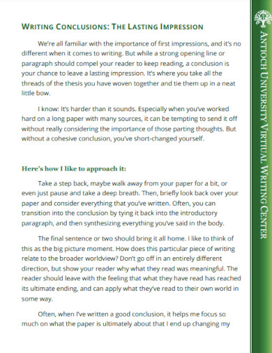 Concluding Sentence - 40+ Examples, How to, Types, Pdf