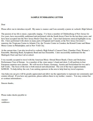 29+ Fundraising Campaign Letter Examples in Google Docs, Word, Outlook ...