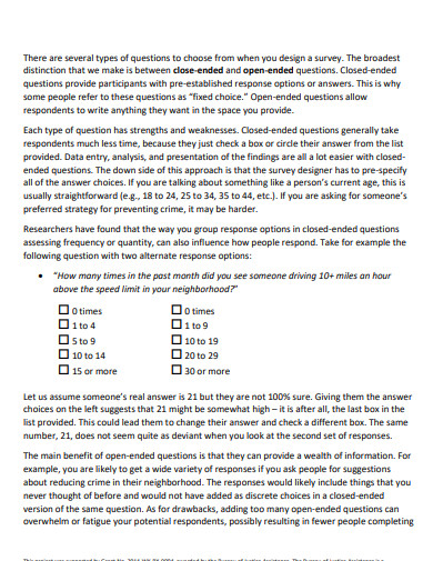 14+ Close Ended Question Examples in PDF | Examples
