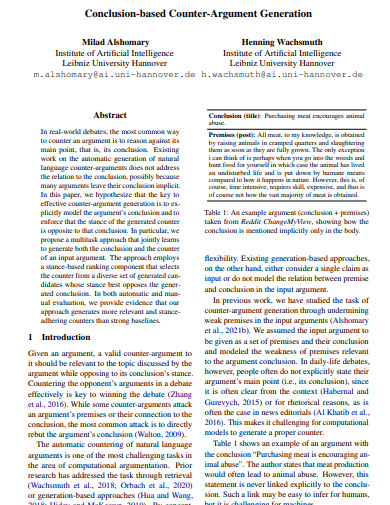 29+ Counter Argument Examples in PDF | Examples