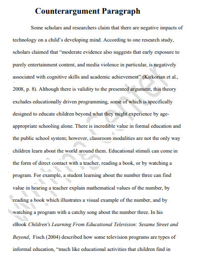 29+ Counter Argument Examples in PDF | Examples