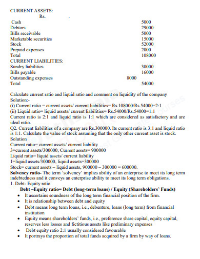 25+ Liquid Assets Examples in PDF | Examples