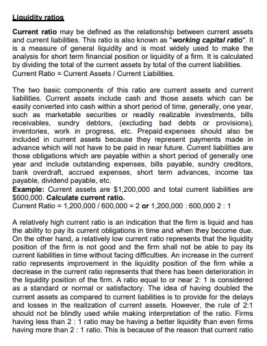 25+ Liquid Assets Examples in PDF | Examples