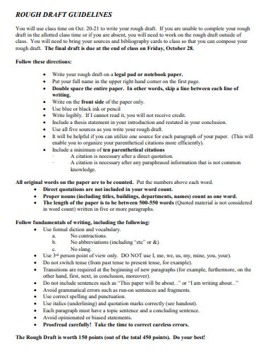 29+ Rough Draft Examples in Google Docs, Word Apple, Pages, PDF | Examples