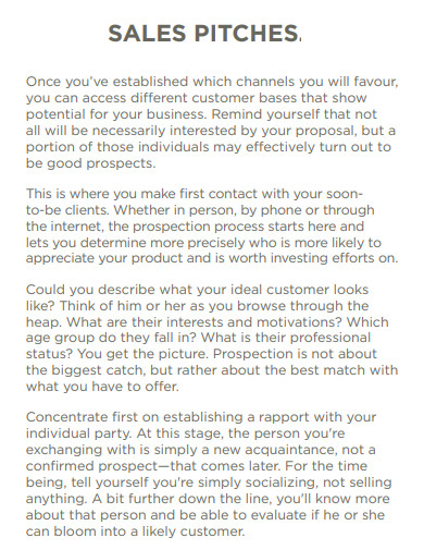 23+ Sales Pitch Examples in PDF, Google Slides, Powepoint, Flowcharts ...