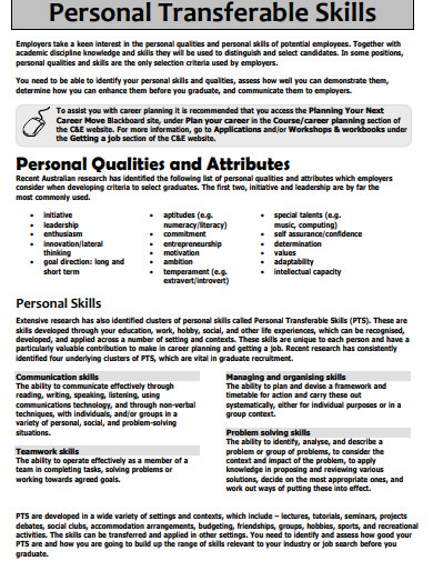 29+ Transferable Skill Examples in Word, PDF | Examples