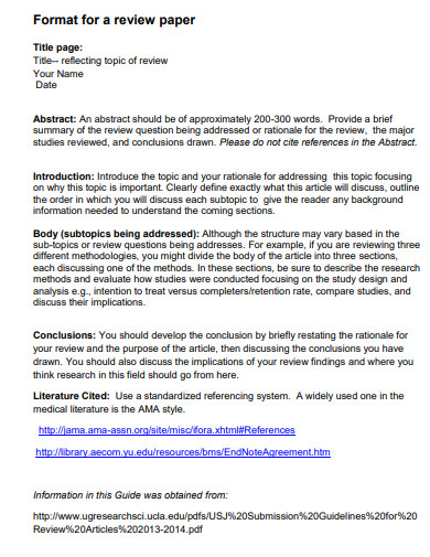 30+ Paper Format Examples in PDF, DOCS | Examples