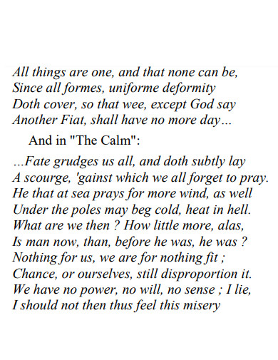 Baroque Poem - 30+ Examples, PDF