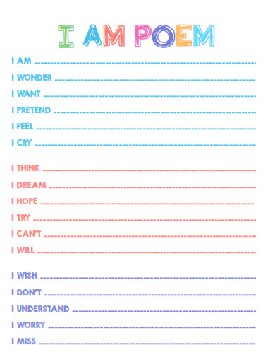 30+ I am Poem Examples | Examples