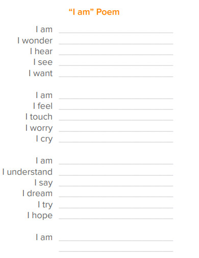 30+ I am Poem Examples | Examples