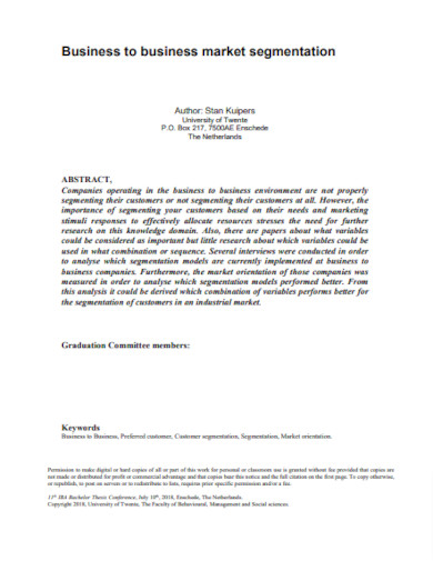 34+ Market Segmentation - Examples, PDF | Examples