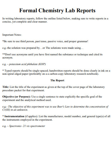 30+ Lab Report Examples in MS Word | Pages | Google Docs | PDF | Examples