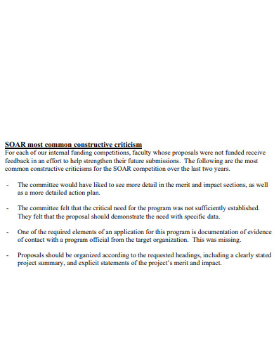 30+ Constructive Criticism Examples in PDF | Examples