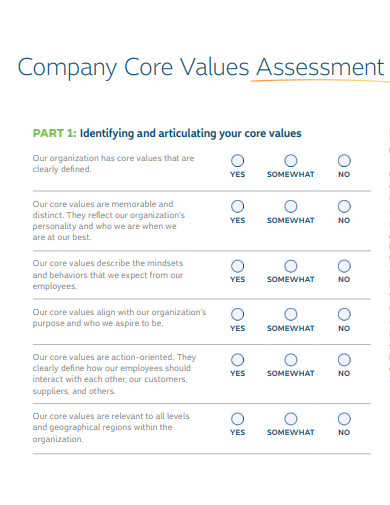 30+ Company Values Examples in PDF | Examples