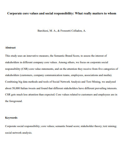 30+ Company Values Examples in PDF | Examples