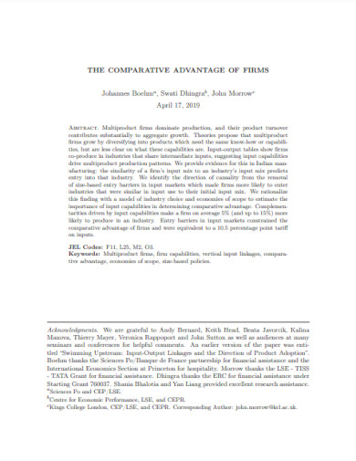 35+ Example of Comparative Advantage - PDF | Examples