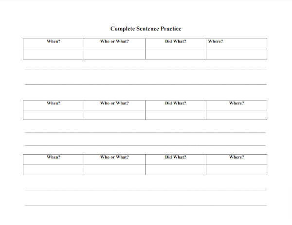 Complete Sentence - 30+ Examples, How to Create