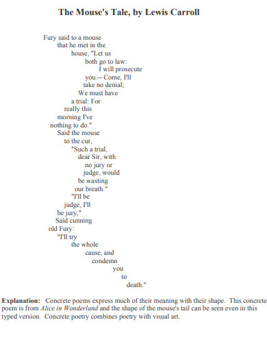 Concrete Poem | Examples